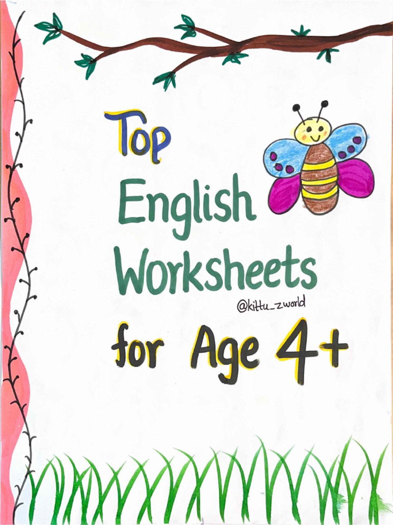 English Worksheet For 4+ | PDF