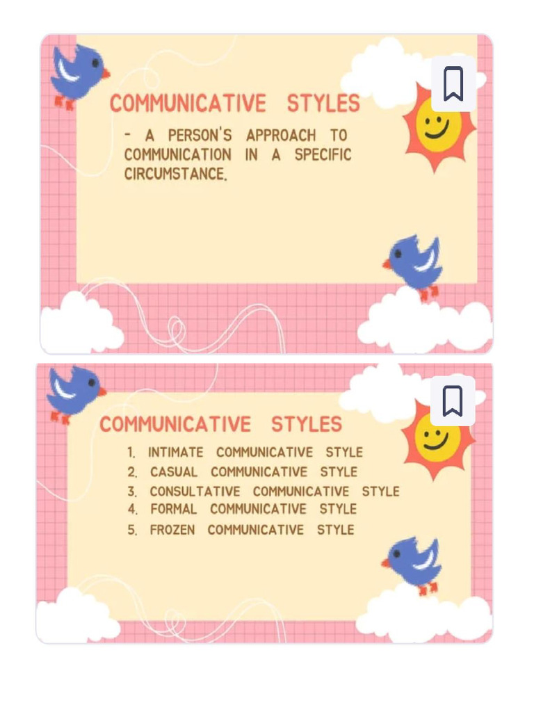Communicative Style | PDF