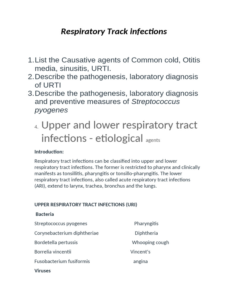Laboratory Diagnosis of S. pyogenes | PDF | Pneumonia | Streptococcus