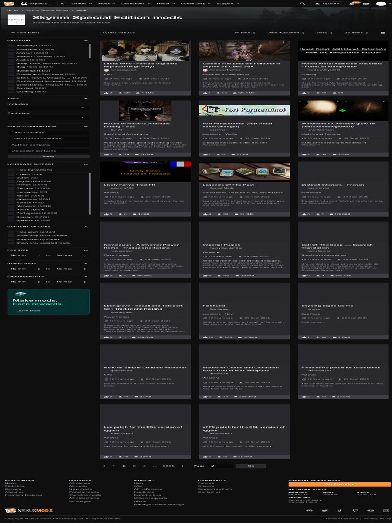 Skyrim Special Edition Mod Overview | PDF