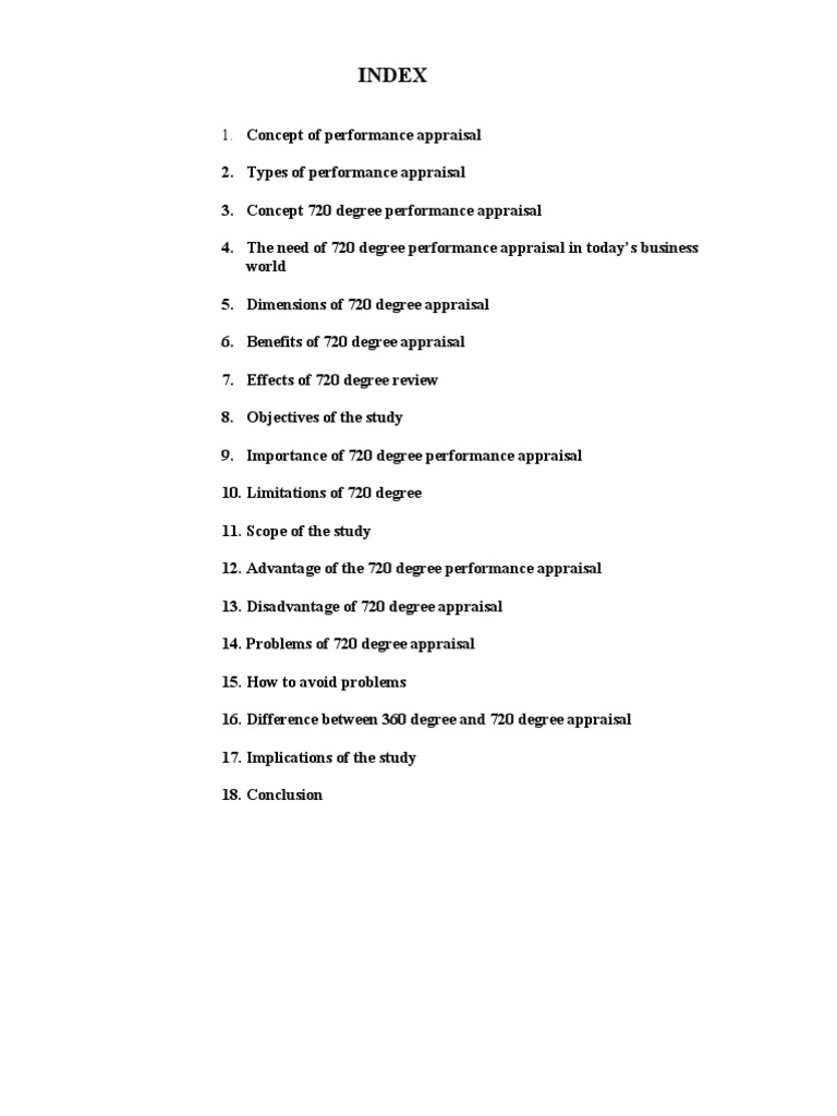 720 Degree Performance Appraisal Overview | PDF | Performance Appraisal ...