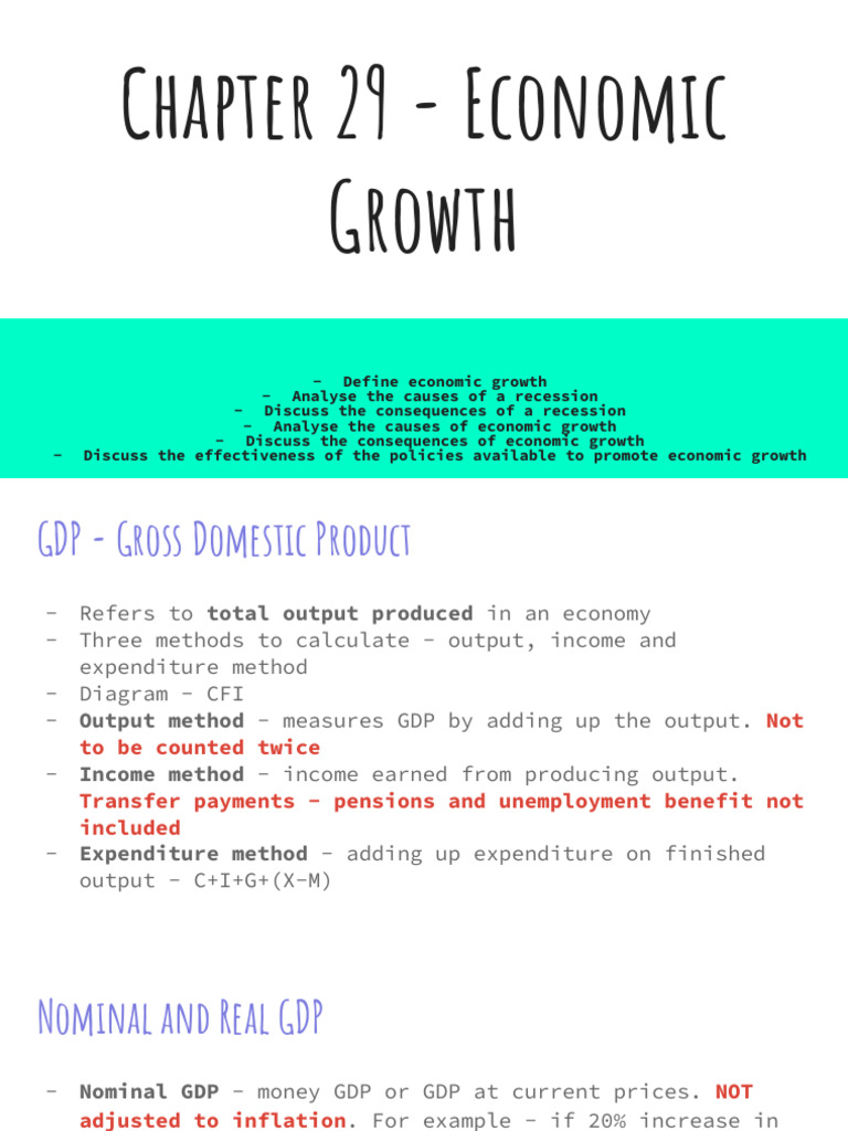 Real GDP Growth Rate Analysis | PDF | Gross Domestic Product | Real ...
