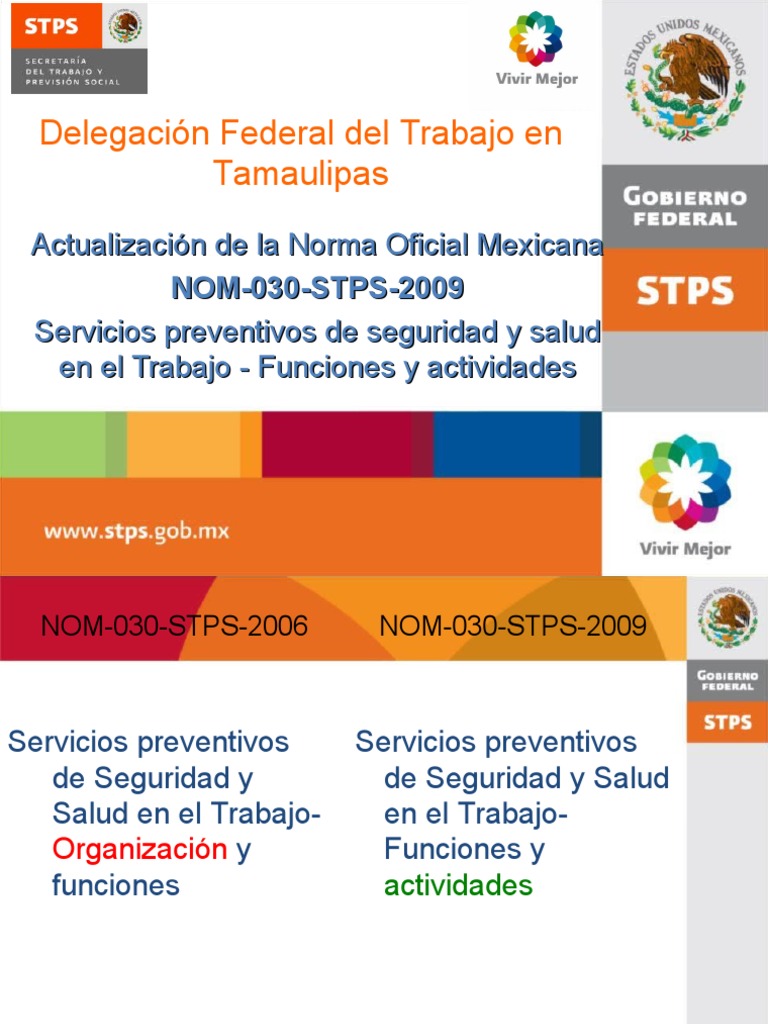 Nom 30 STPS 2009 | PDF | La seguridad | Bienestar