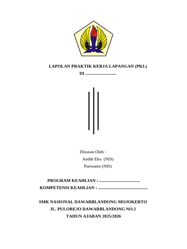 Format Laporan PKL | PDF