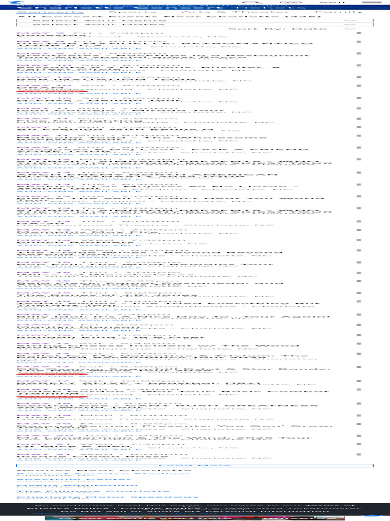 Charlotte Concert Tickets - Upcoming Event Tickets in Charlotte ...