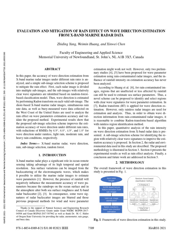 Evaluation and Mitigation of Rain | PDF