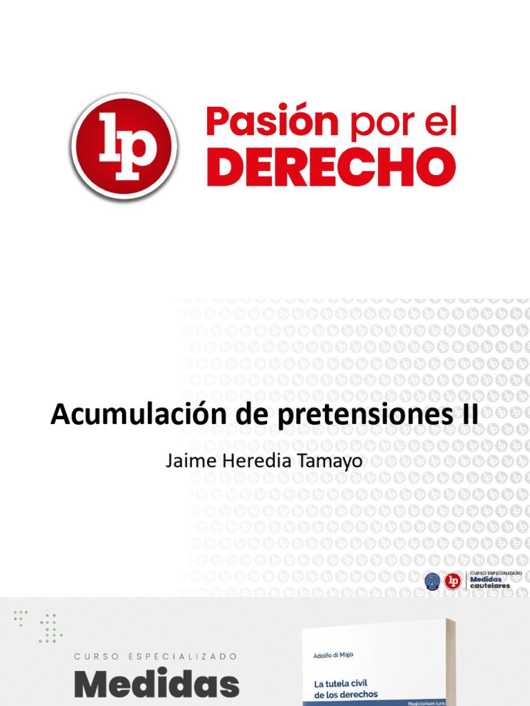 Acumulación de Pretensiones II PDF Gratis | PDF | Reunión | Ley procesal