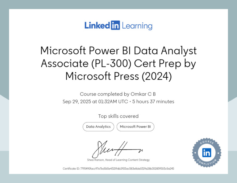 Power BI Desktop Certification Prep Guide | PDF
