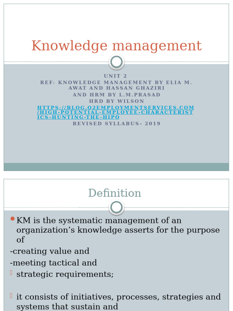 Knowledge Management | PDF | Knowledge Management | Knowledge