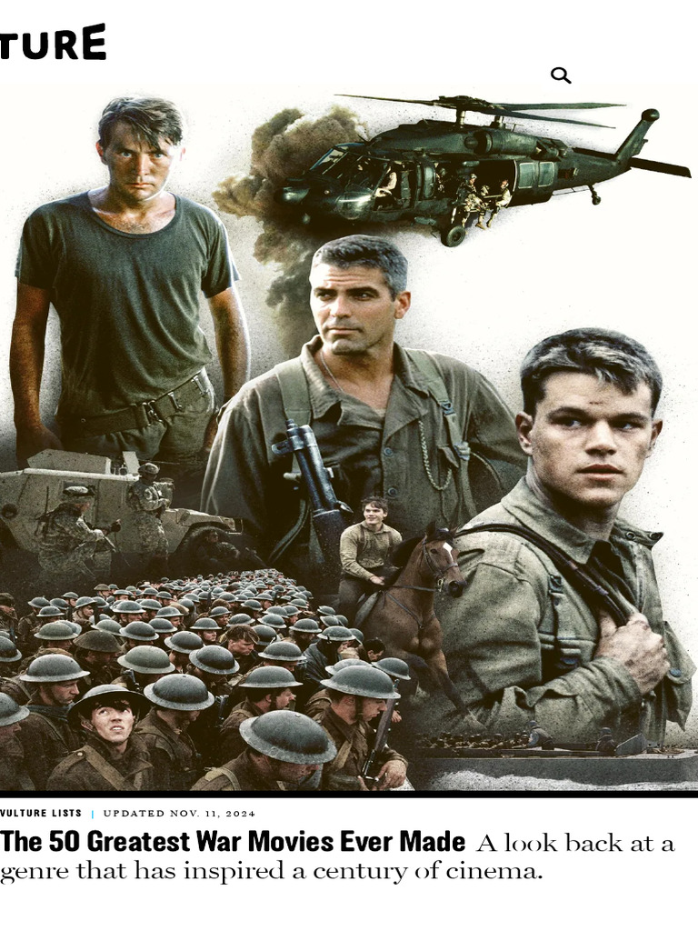 50 Greatest War Movies Ranked | PDF