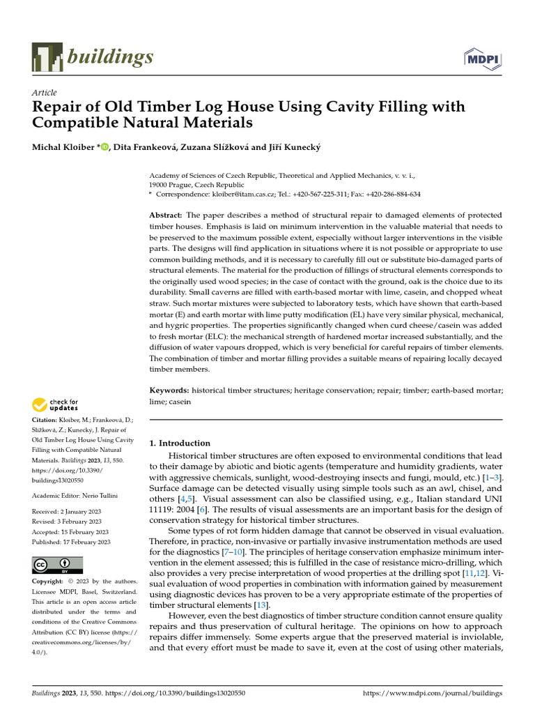 Buildings 13 00550 v2 | PDF | Fiberglass | Materials