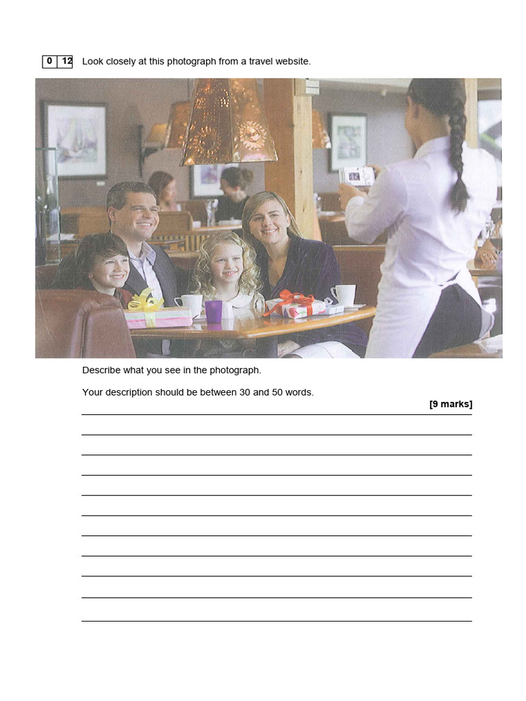 1 - Writing Exercises - Oxford Part 1 Picture 1 | PDF