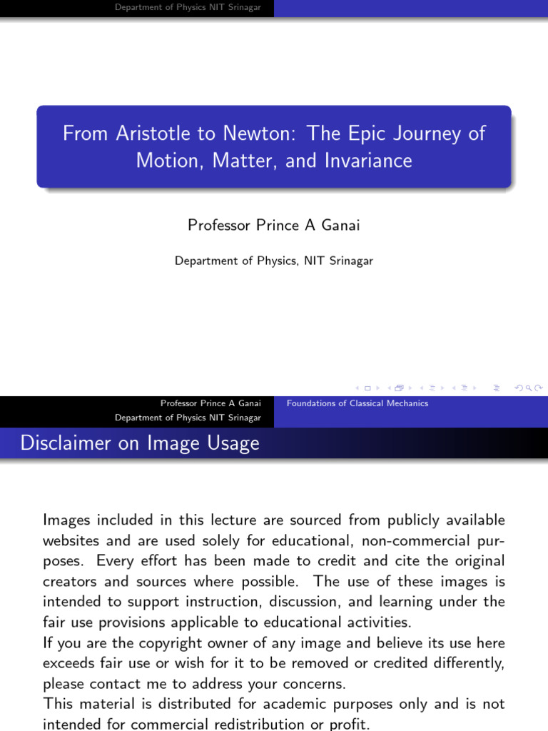 Classical Mechanics: From Aristotle to Newton | PDF | Mechanics ...
