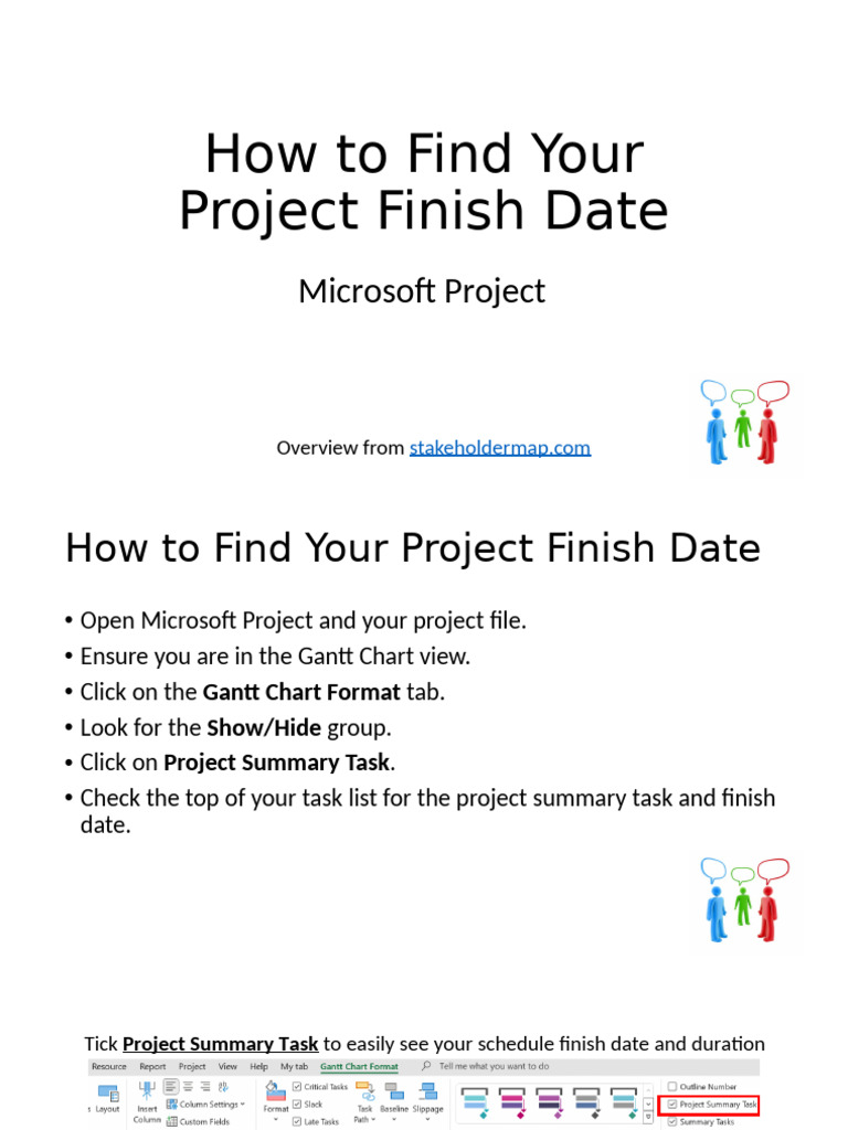 How To Find Your Project Finish Date | PDF