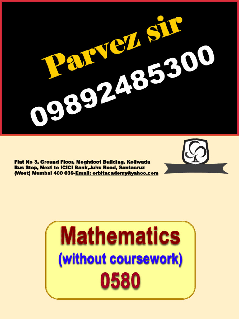 Circle Theorems Guide by Orbit Academy | PDF