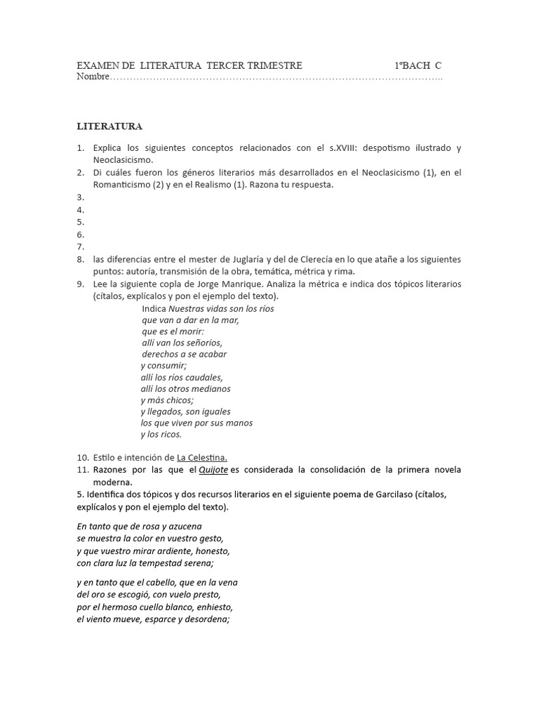 Examen Recuperación Lengua y Literatura 1º Bachillerato Mayo 25.docx - Documentos de Google ...