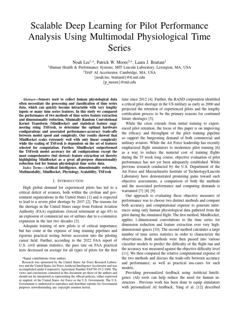 Scalable Deep Learning for Pilot Training | PDF | Time Series | Central ...