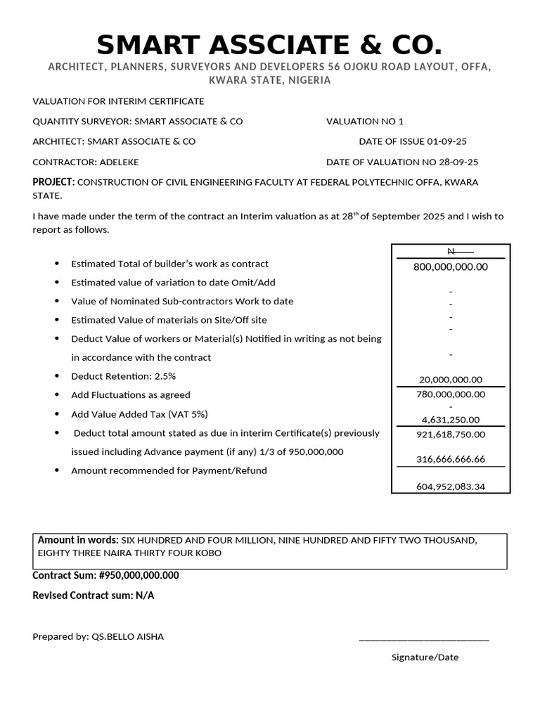 Interim Valuation Smart ASSOCIATE | PDF | Taxes