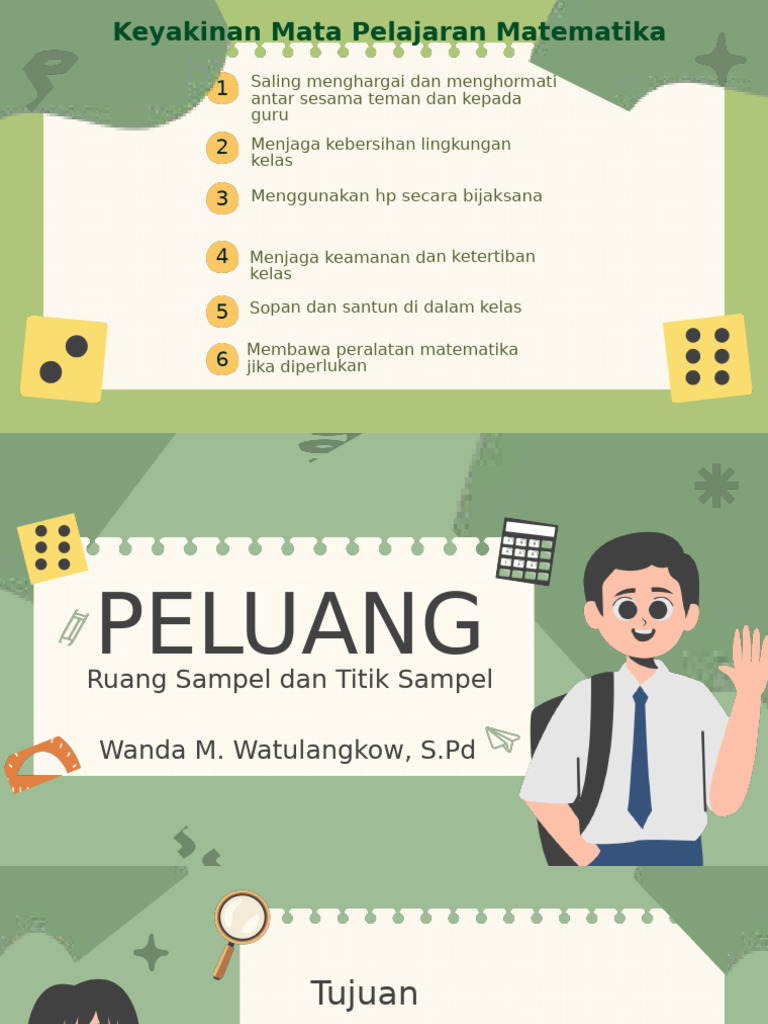 Peluang Ruang Sampel Dan Titik Sampel | PDF