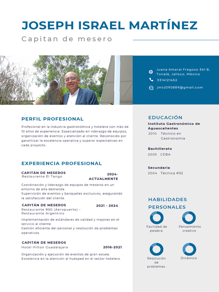 CV Jos | PDF | Hotel