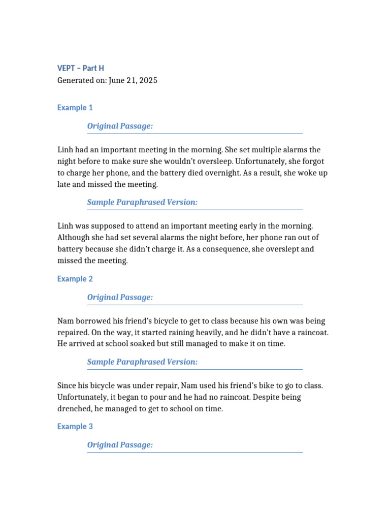 Passage Reconstruction Techniques | PDF | Vocabulary | Teachers