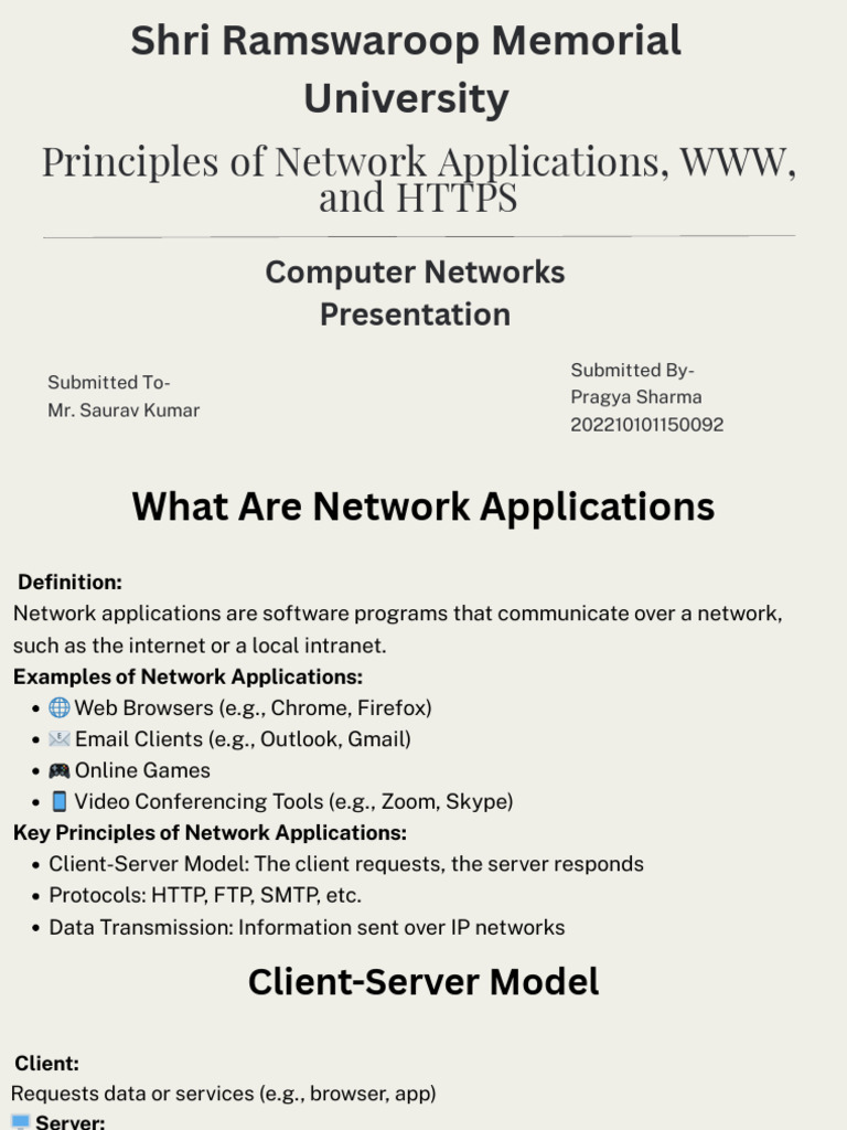 Pragya Sharma Computer Network | PDF | World Wide Web | Internet & Web
