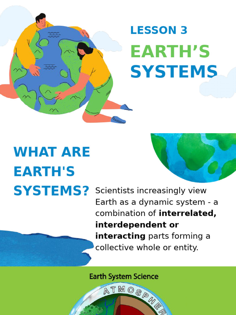 Lesson 3 Earths System | PDF | Earth | Physical Sciences