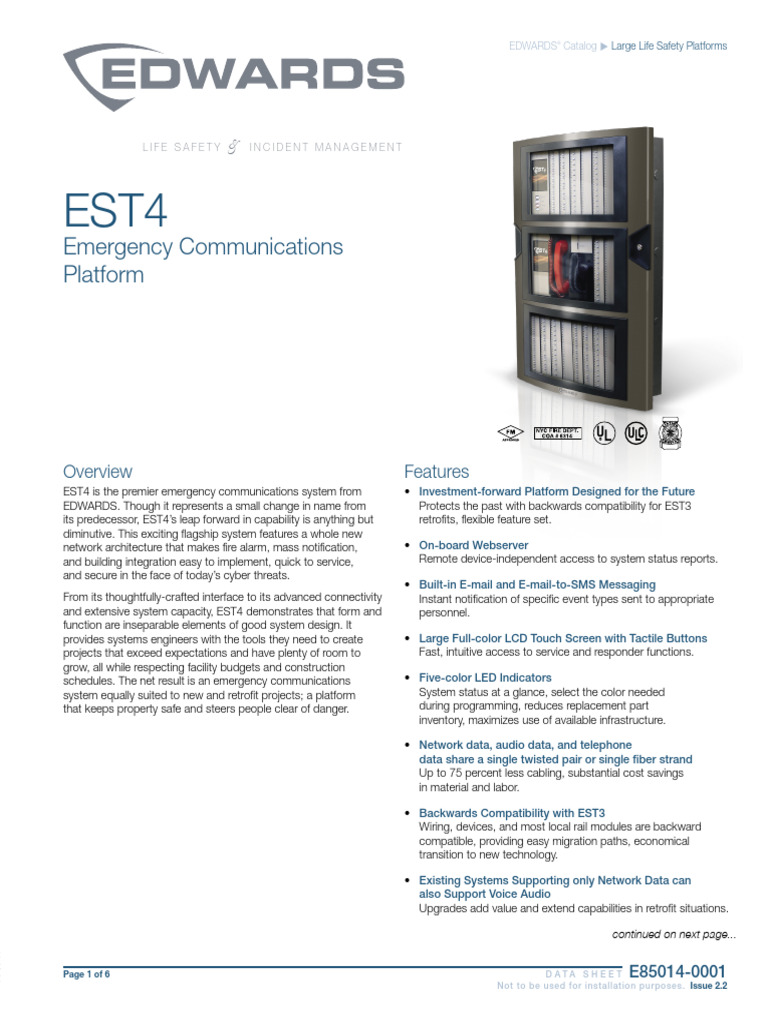 EST4 Emergency Communications Platform | PDF | Computer Network | World Wide Web