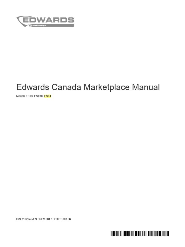 Edwards Canada Fire Safety Manual | PDF | Legal Liability | Computer ...