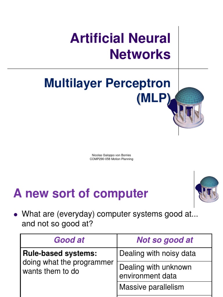 Multilayer Perceptron | PDF | Neuron | Artificial Neural Network