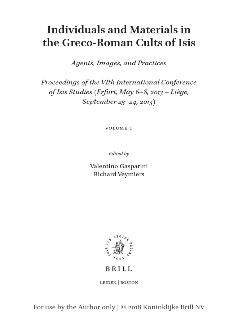 Roman Children and The Horus Lock Betwee | PDF | Isis | Horus