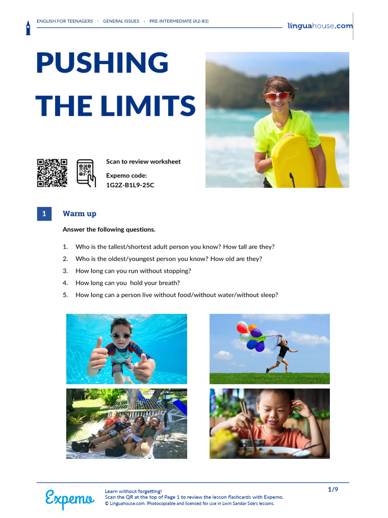 1.4. Pushing Your Limits | PDF