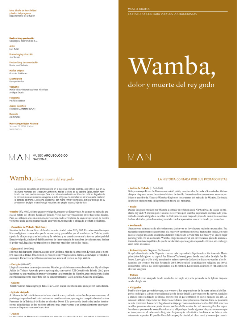 Wamba: Drama y Legado Visigodo | PDF
