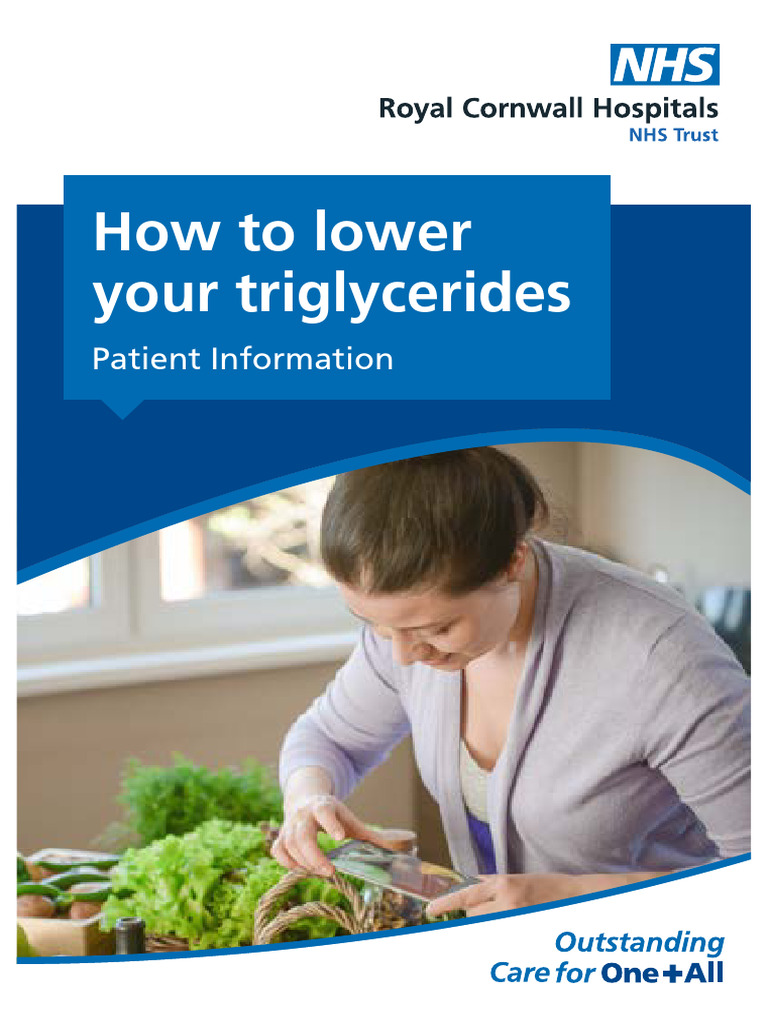 Lowering Triglycerides: Dietary Guide | PDF | Fat | Dieting