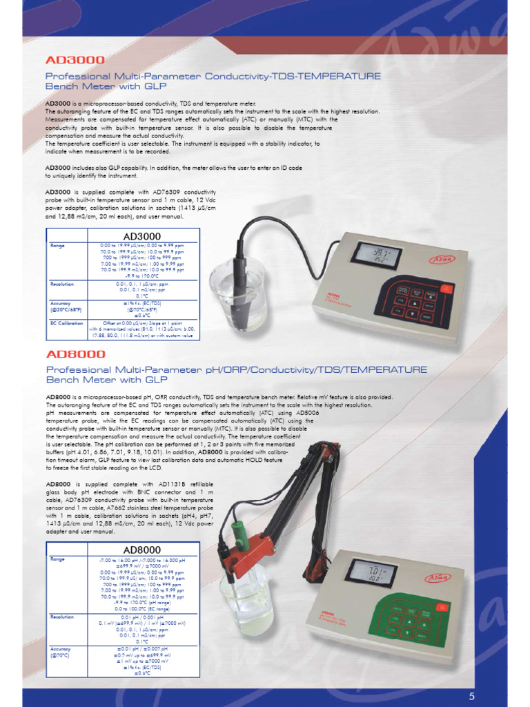 Ad3000 and Ad-8000 Adwa | PDF | Parts Per Notation | Ph