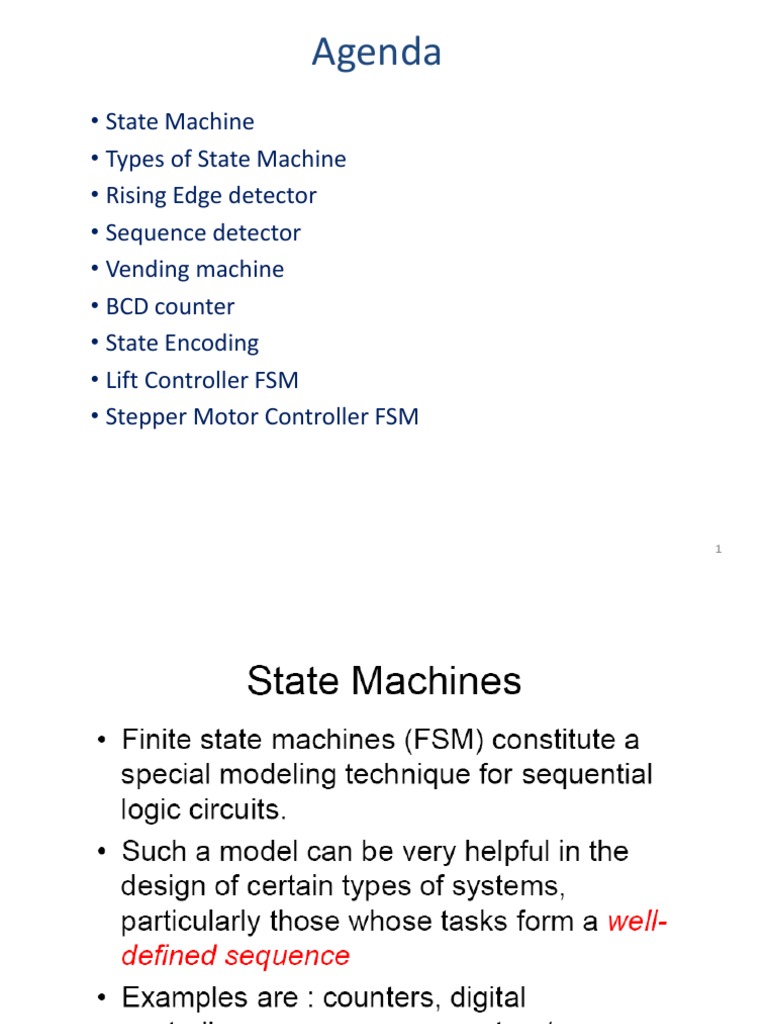 FSM Case Studies | PDF | Electronic Design | Electronics