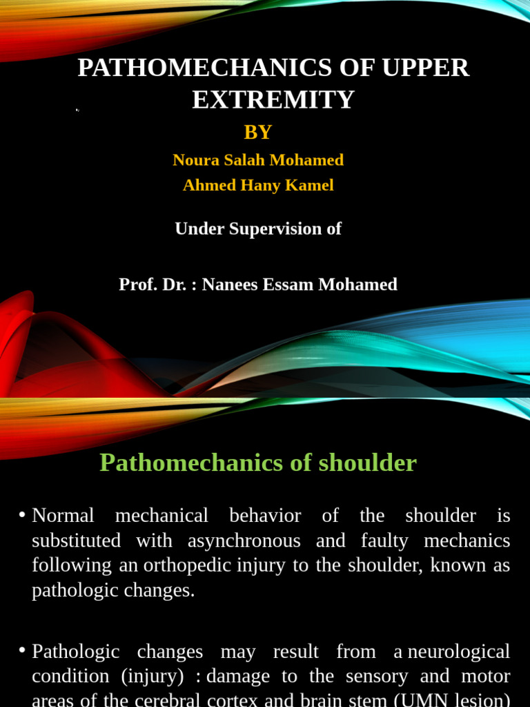Pathomechanics of Upper Extremity Injuries | PDF | Elbow | Shoulder