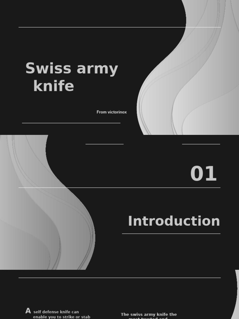Best Self Defense: Swiss Army Knife | PDF