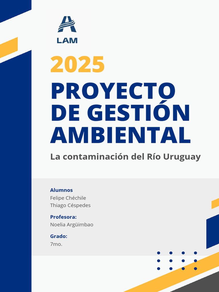 Informe Rio Uruguay Felipe y Thiago | PDF | Residuos | Contaminación