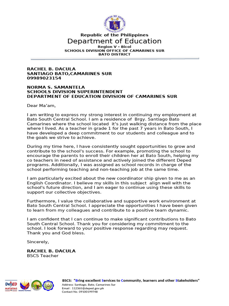 Letter of Intent RETIREMENT | PDF