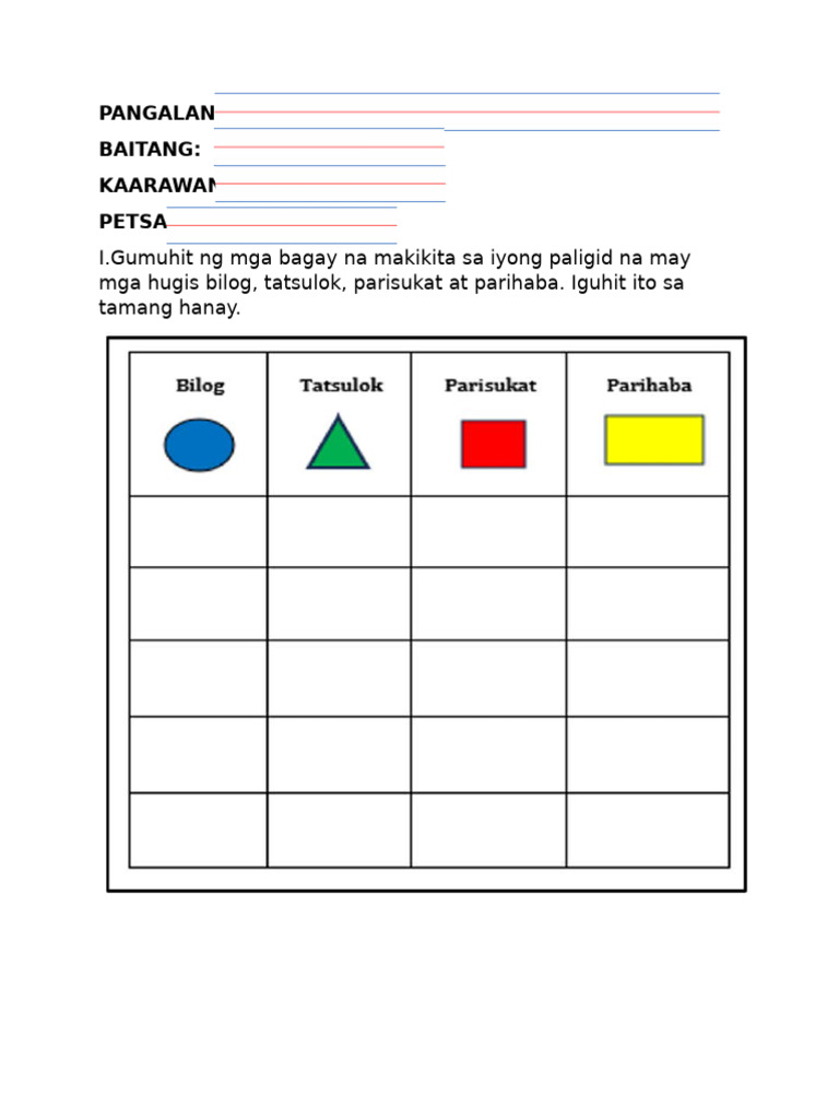 Math Week 1-Activity | PDF