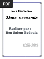 Devoir Informatique 2ème Année | PDF | Langage de balisage | Html