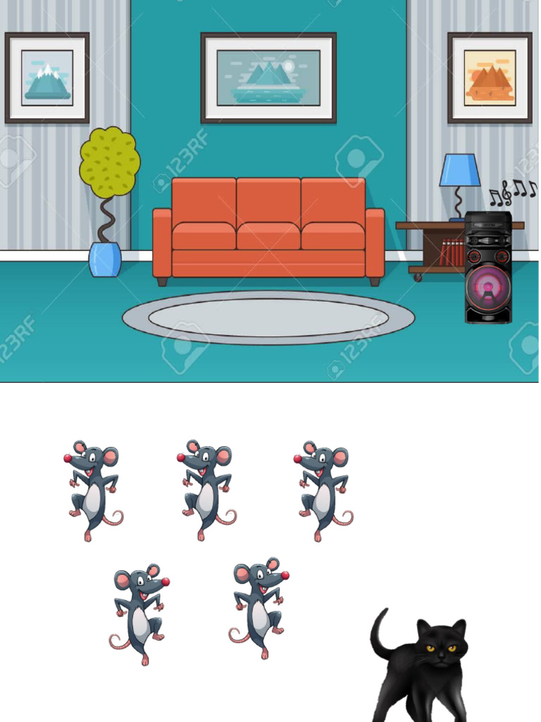 5 Ratoncitos y Un Gato Negro (PDF - Io) | PDF