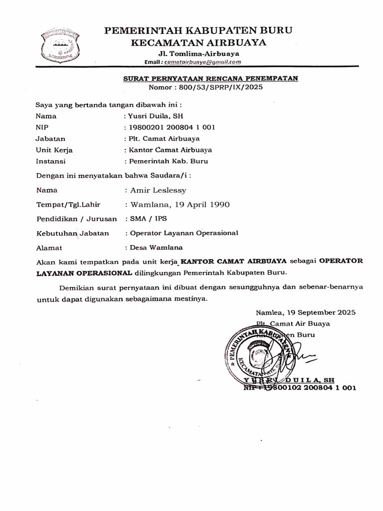 SPRP - Mulyanto Malunto | PDF