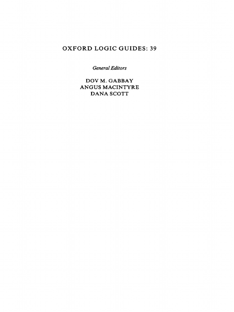 Elements of Intuitionism Oxford Logic Guides 39 2nbsped 0198505248 ...