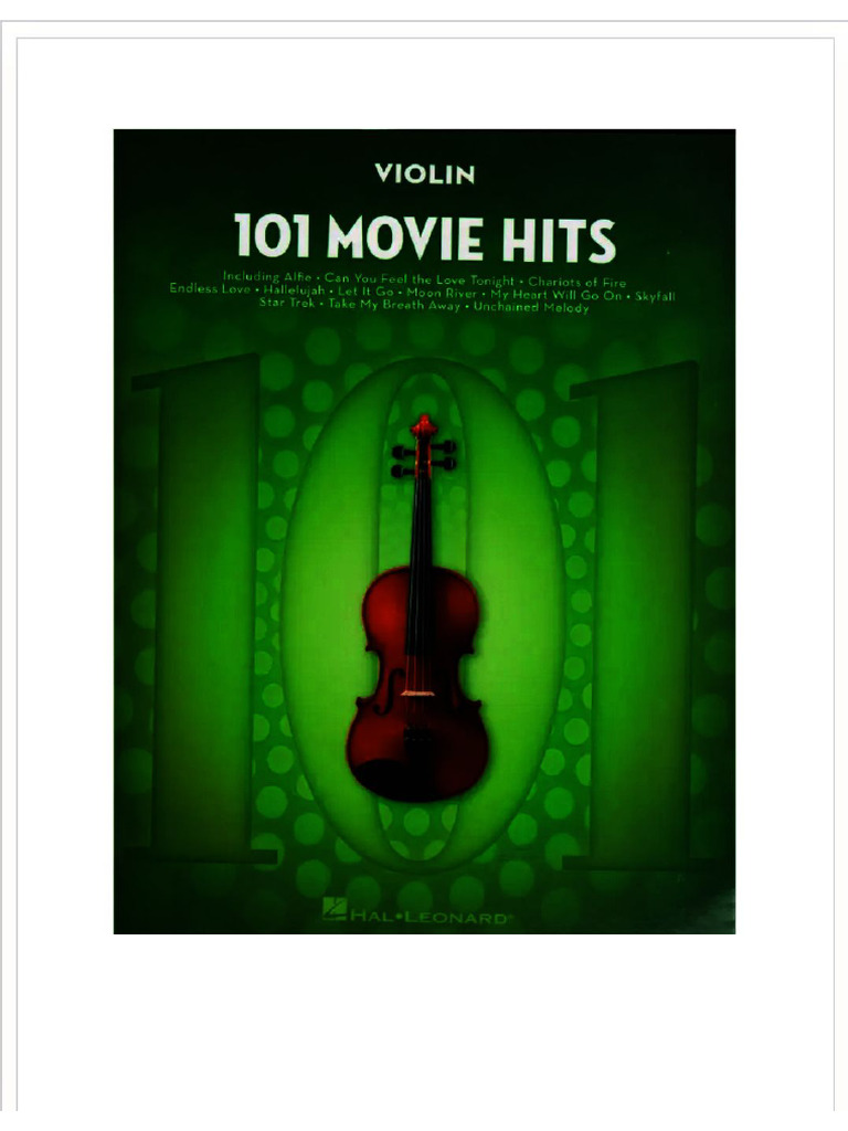 Violin 101 Movie Hits | PDF