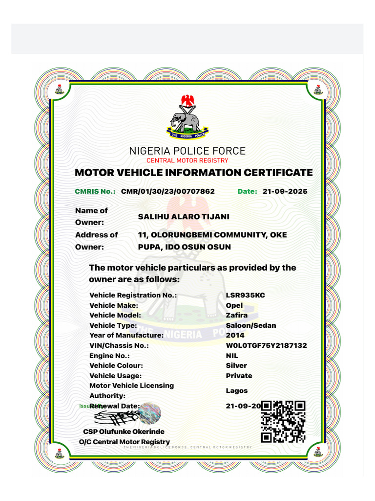 NPF Cmris-1 | PDF