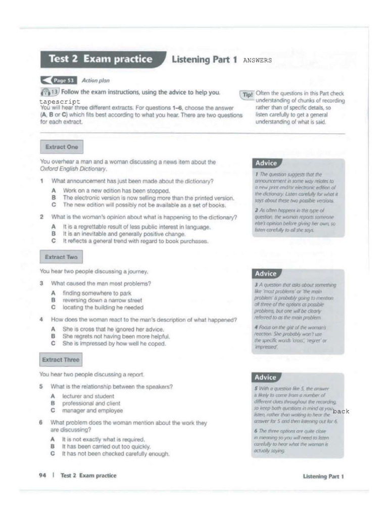 CAE Lis2 | PDF