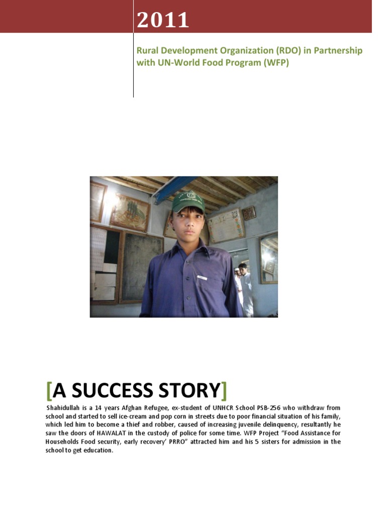 Rural Development Organization (RDO) A National NGO Working in Dir ...