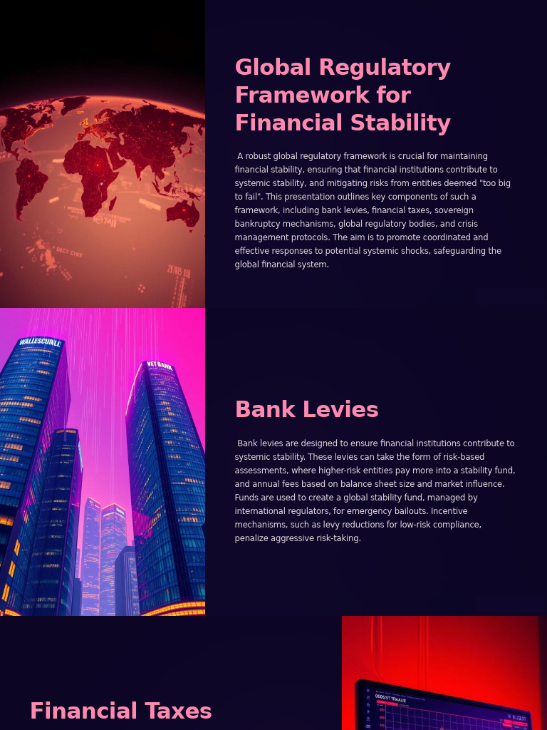 Global Framework for Financial Stability | PDF | Global Financial ...